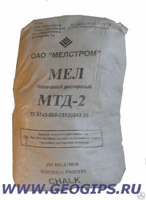 Мел МТД-2 природный технический дисперсный (30 кг) купить за 250 руб ...