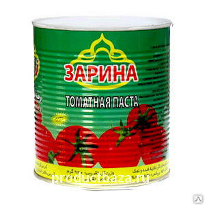 Томатная паста Зарина". Иран. ж/б 800г, цена в Москве от компании ...